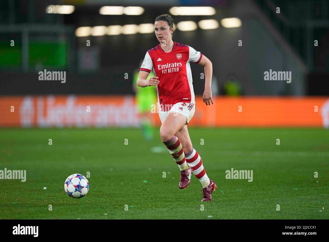 Wolkswagen Arena, Wolfsburg, Germany. 31st Mar, 2022. Lotte Wubben-Moy ...