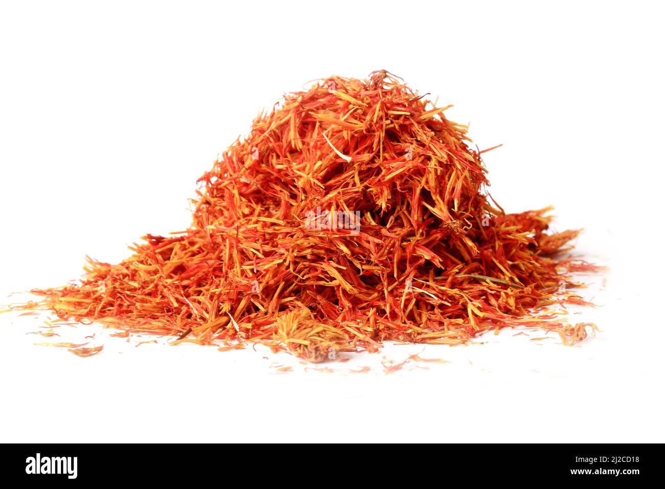 saffron isolated on white background Stock Photo - Alamy