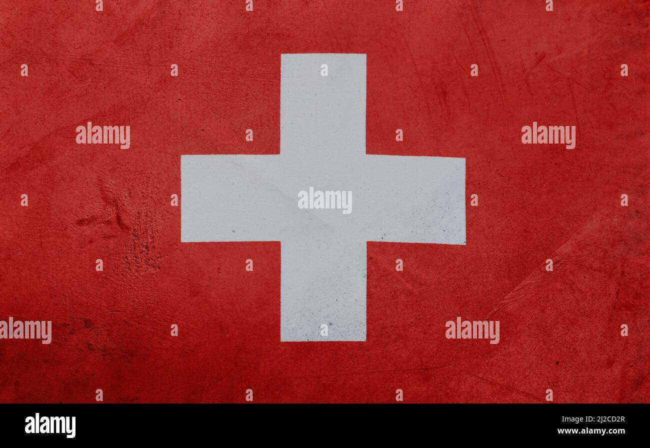 Swiss official flag hi-res stock photography and images - Alamy