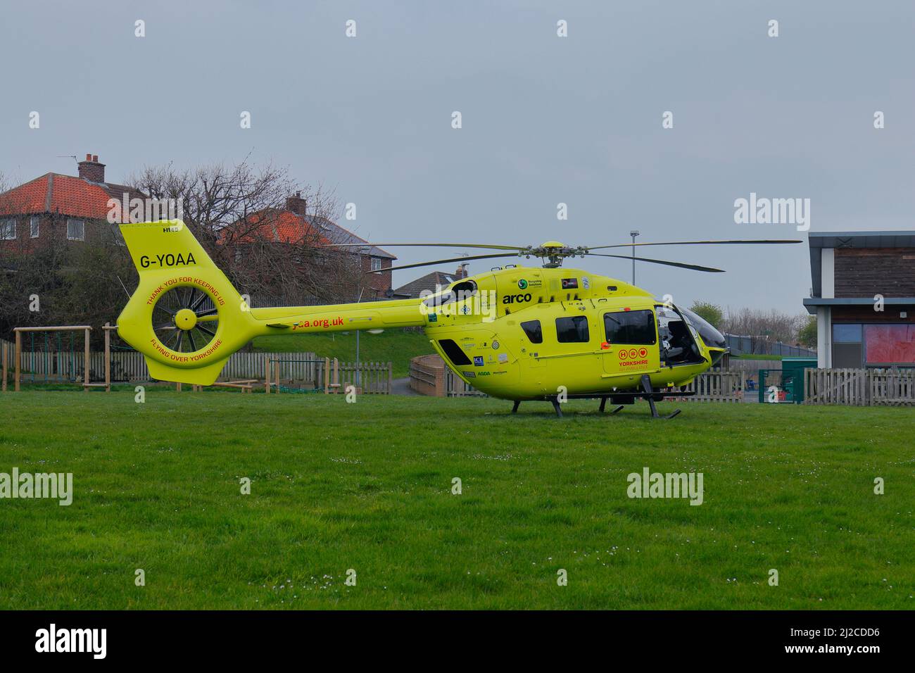 West yorkshire air ambulance hi-res stock photography and images - Alamy