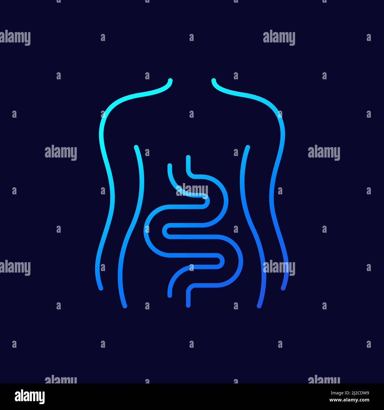 Colon endoscopy Stock Vector Images - Alamy