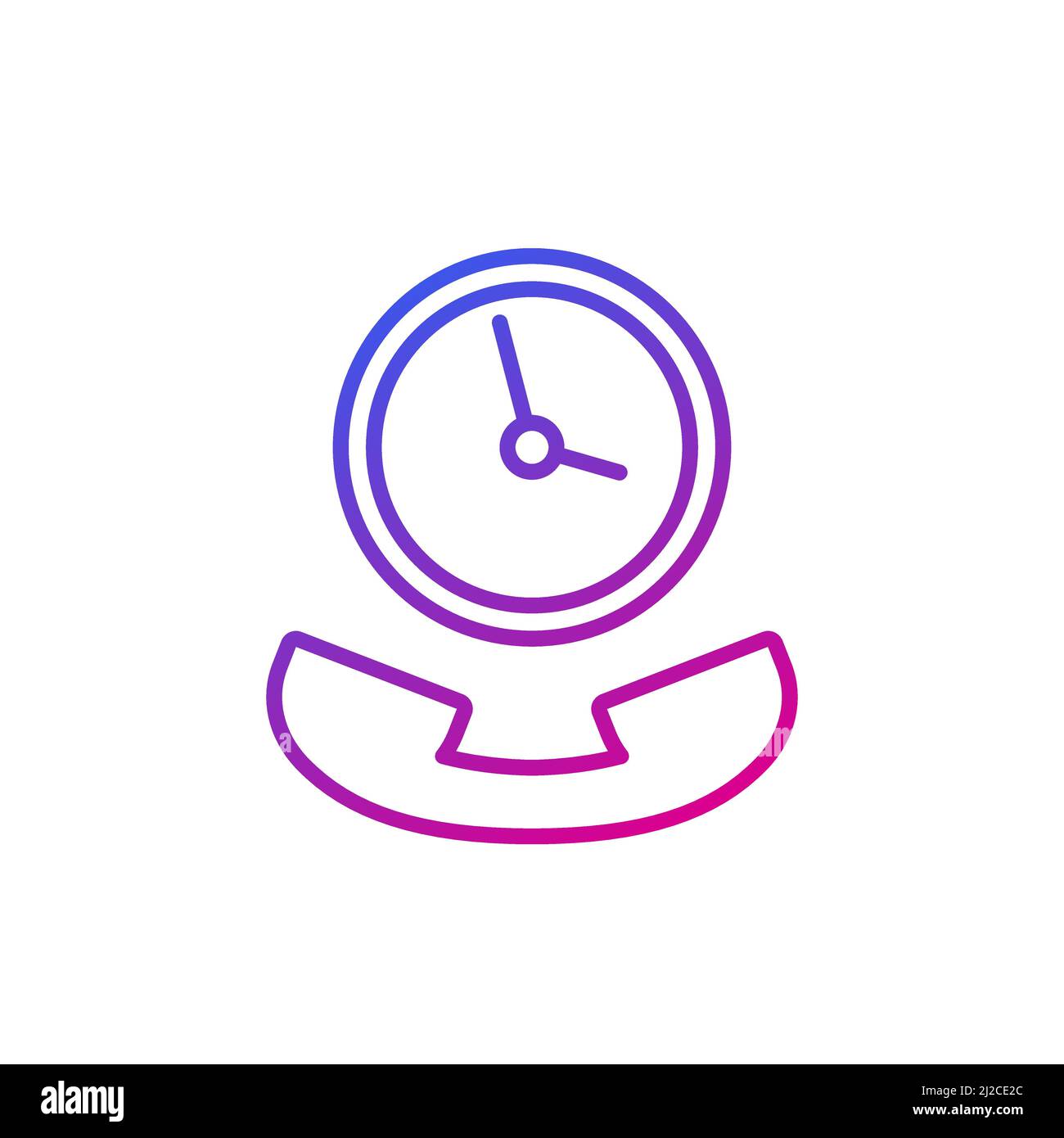 Call duration Stock Vector Images - Alamy