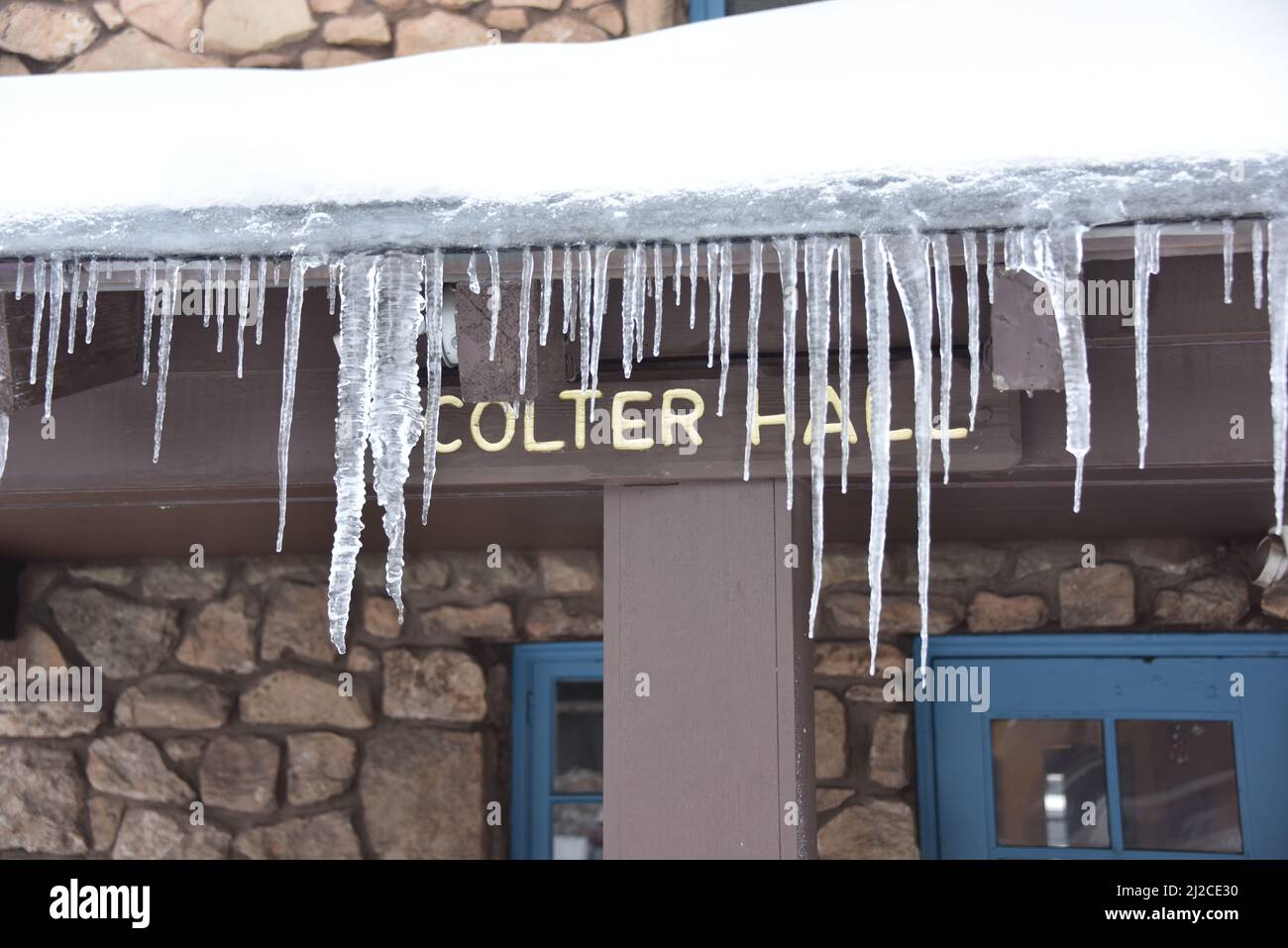 Colter Hall, designed by Mary E.J. Colter and located behind El Tovar ...