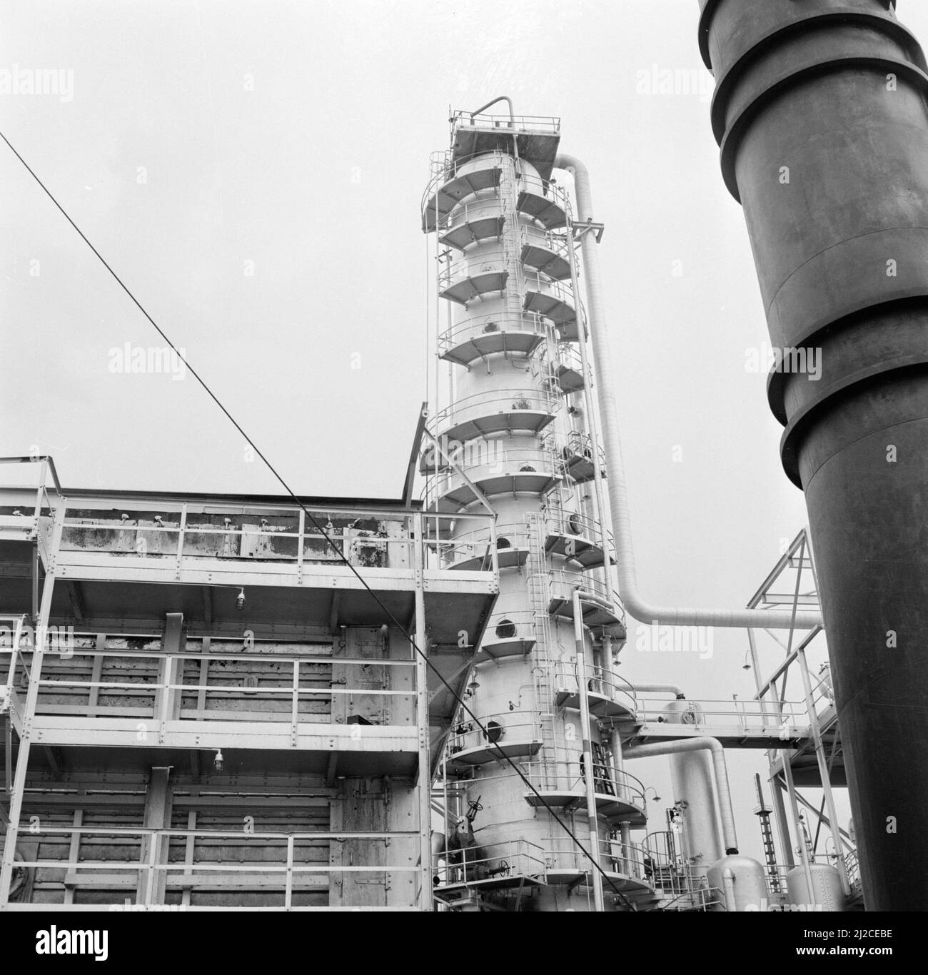 The Lago Refinery at Sint Nicolaas in Aruba ca. October 1, 1955 Stock ...