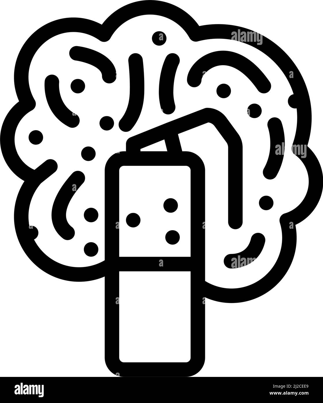 smoke bomb line icon vector illustration Stock Vector Image & Art - Alamy