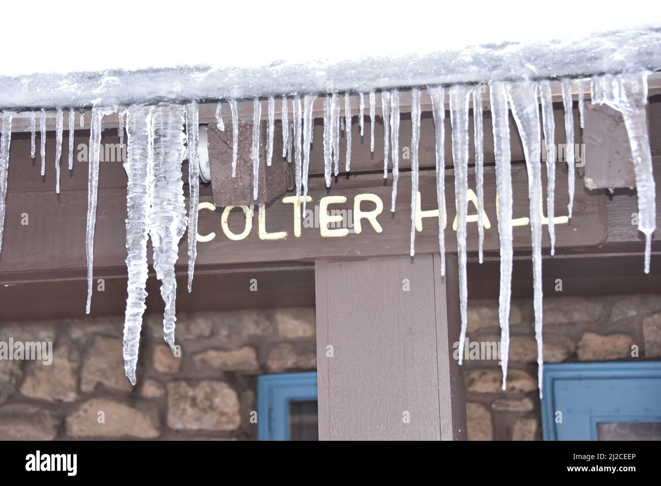 Colter Hall, designed by Mary E.J. Colter and located behind El Tovar ...