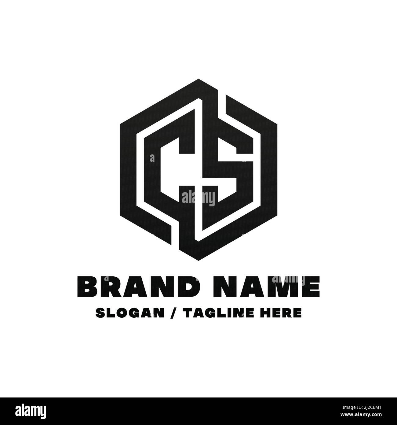 Letter CS logo design template. Editable, resizable, EPS 10, vector ...