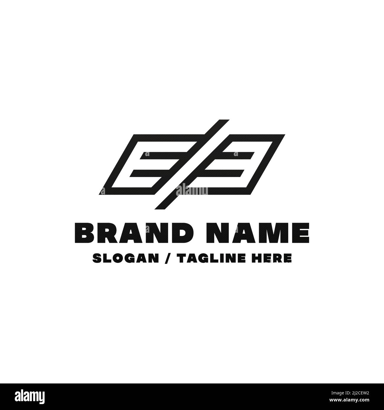 Letter EE logo design template. This logo is very suitable for any kind ...