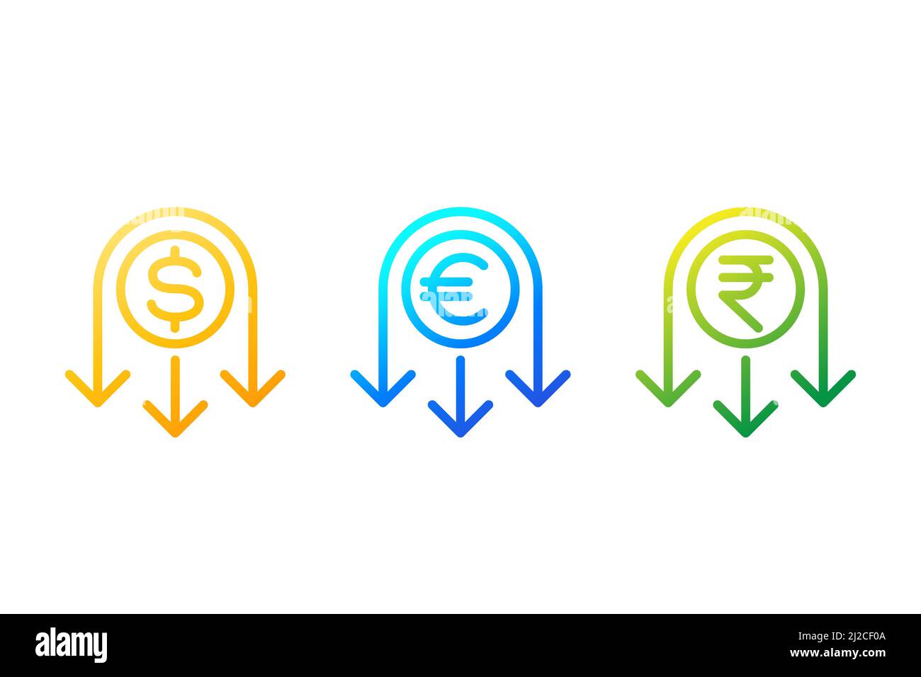 Usd inr Stock Vector Images - Alamy