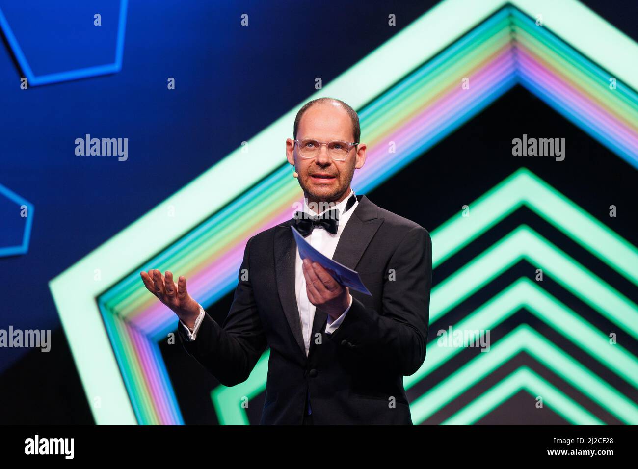 Munich, Germany. 31st Mar, 2022. Jörg Adami, Managing Director of the ...
