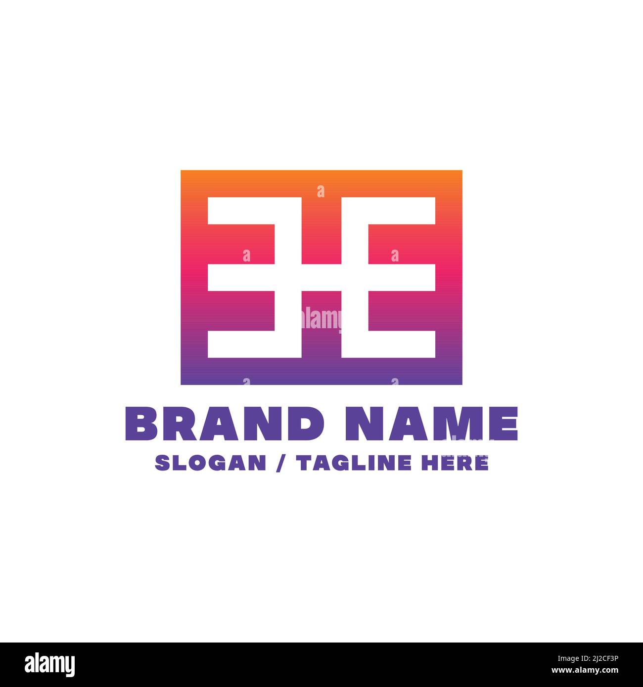Letter EE logo design template. This logo is very suitable for any kind ...