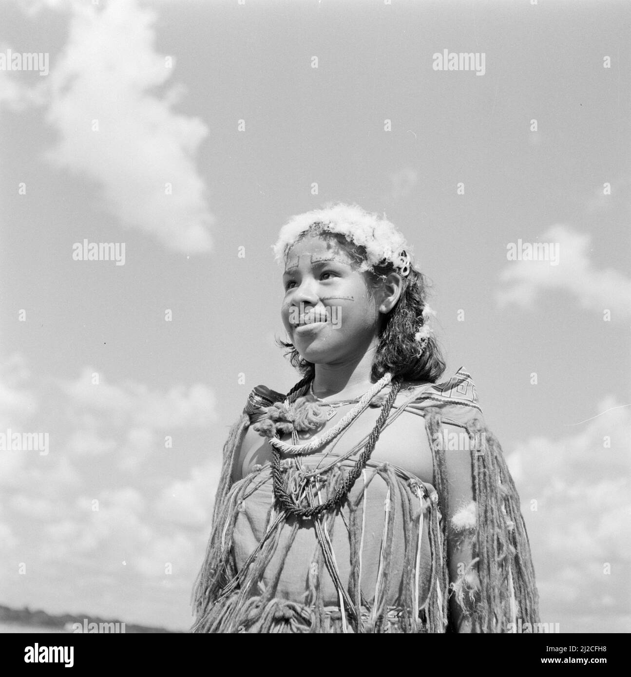 Native girl ca: October 1, 1955 Stock Photo - Alamy