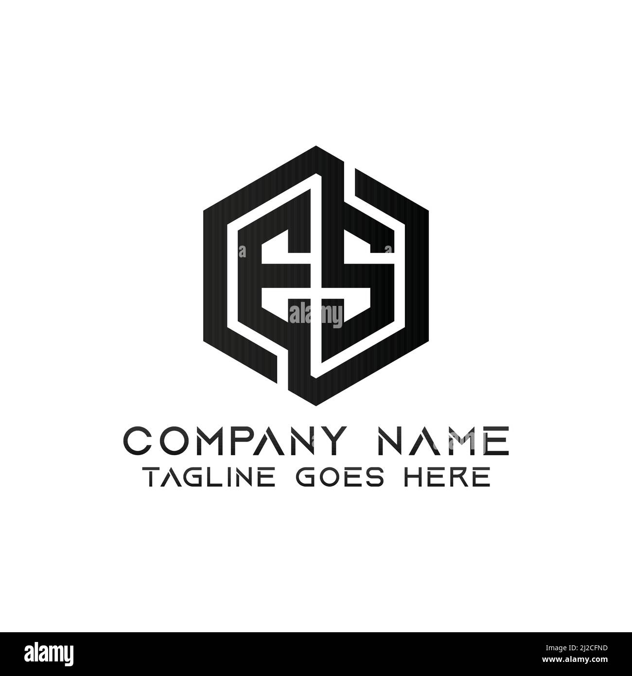 Letter ES logo design template. This logo is very suitable for any kind ...