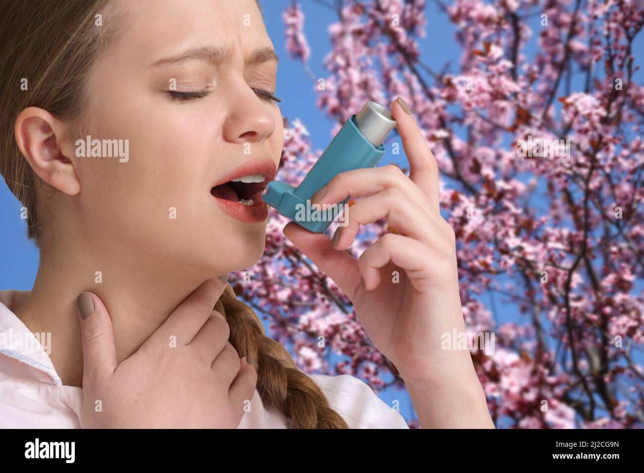 Inhaler on outdoors hi-res stock photography and images - Alamy