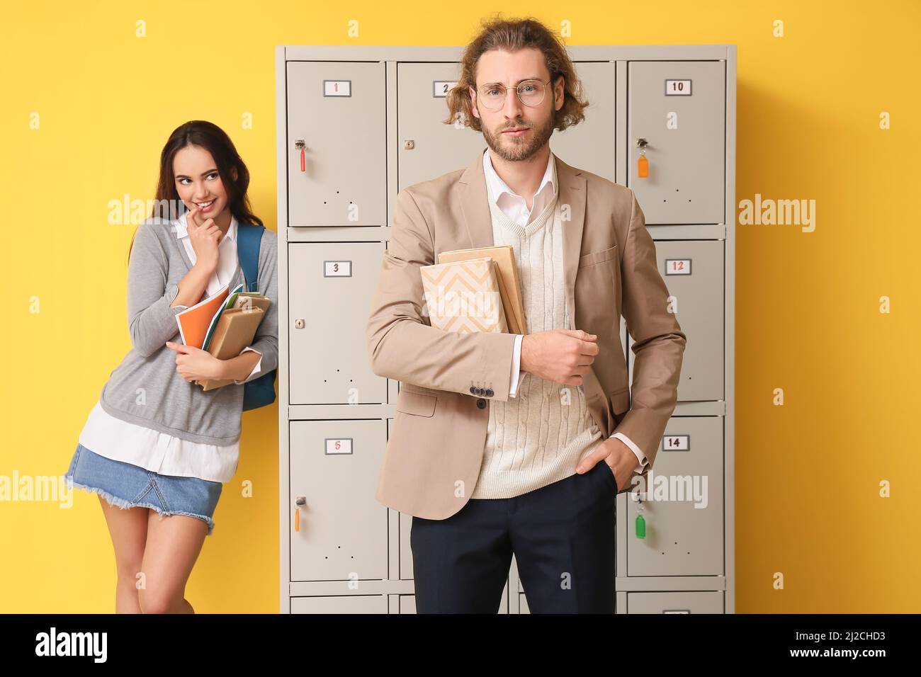 Male teacher with crush on student hi-res stock photography and images ...