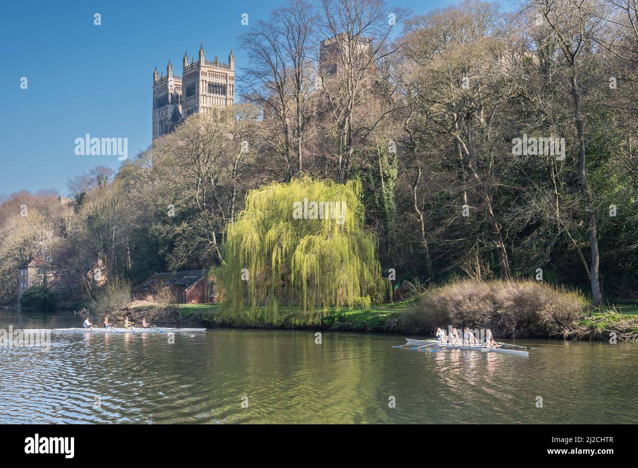 Colourful scenes on the River Wear, with Durham Ladies Rowing Club ...