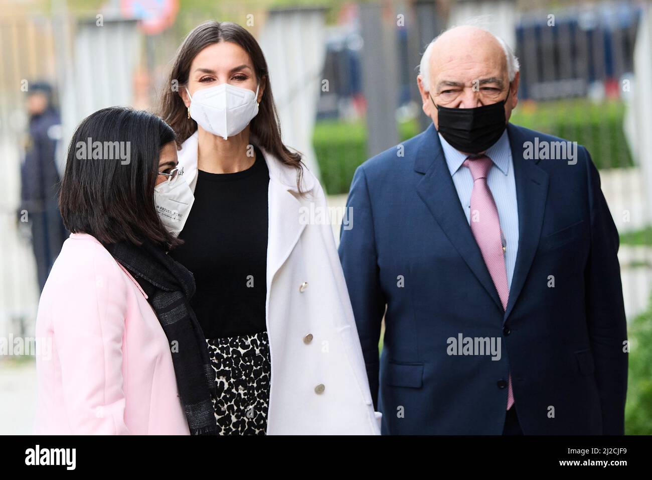 31-03-2022 Madrid Queen Letizia at the closing ceremony of the ...