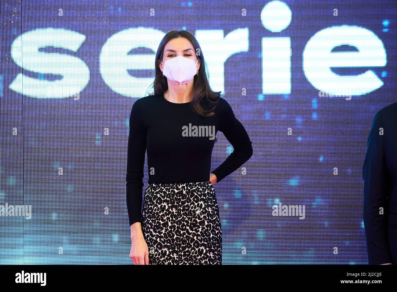 31-03-2022 Madrid Queen Letizia at the closing ceremony of the ...