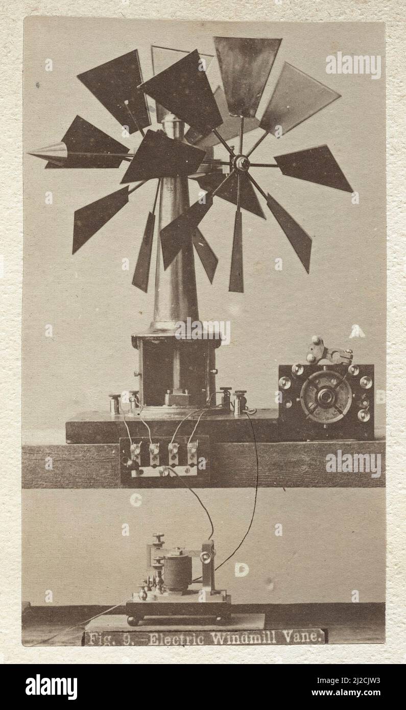 An electric windmill vane, 1878. Photography by George Templeman ...