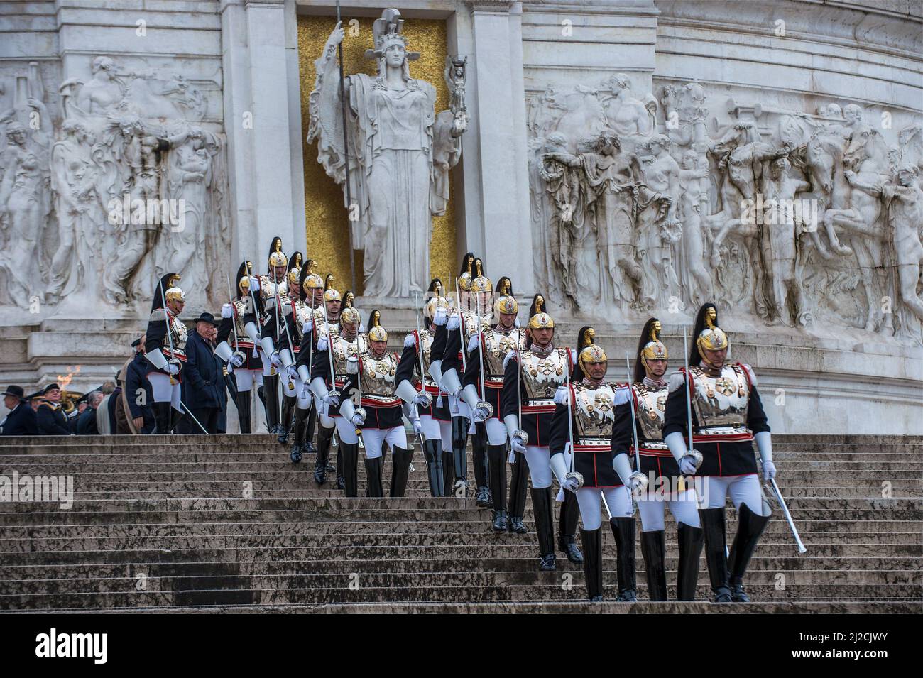 Rome, Italy 17/03/2015: 154th Anniversary of National Unity, Altare ...