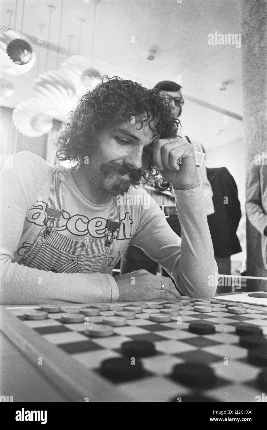 World Drafts Championships in Amsterdam, Wiersma ca. 7 August 1976 ...