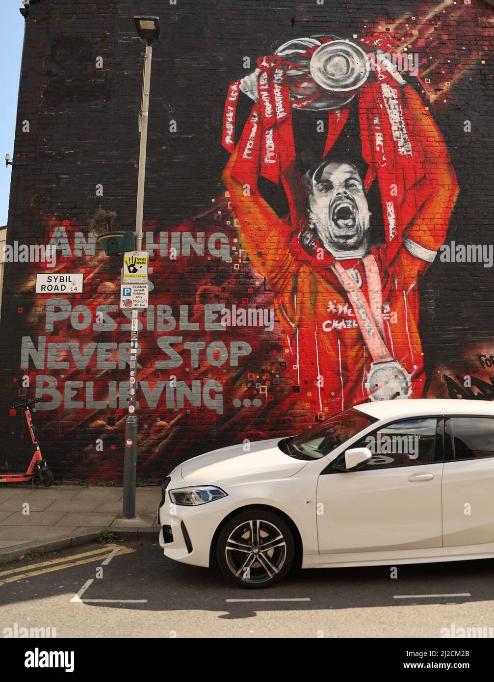 Liverpool Fc Artwork Stock Photo - Alamy
