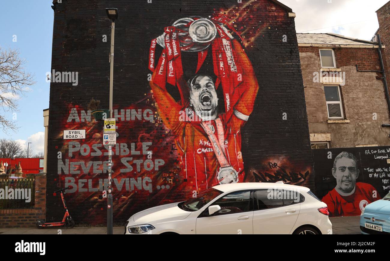 Liverpool Fc Artwork Stock Photo - Alamy