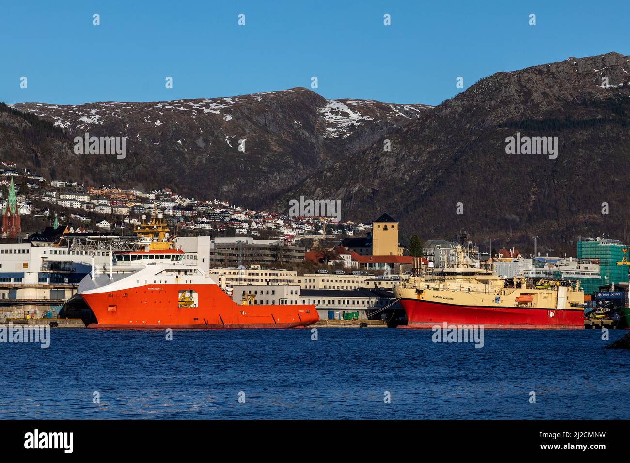 Offshore supply vessel Normand Drott and seismic, research, survey ...