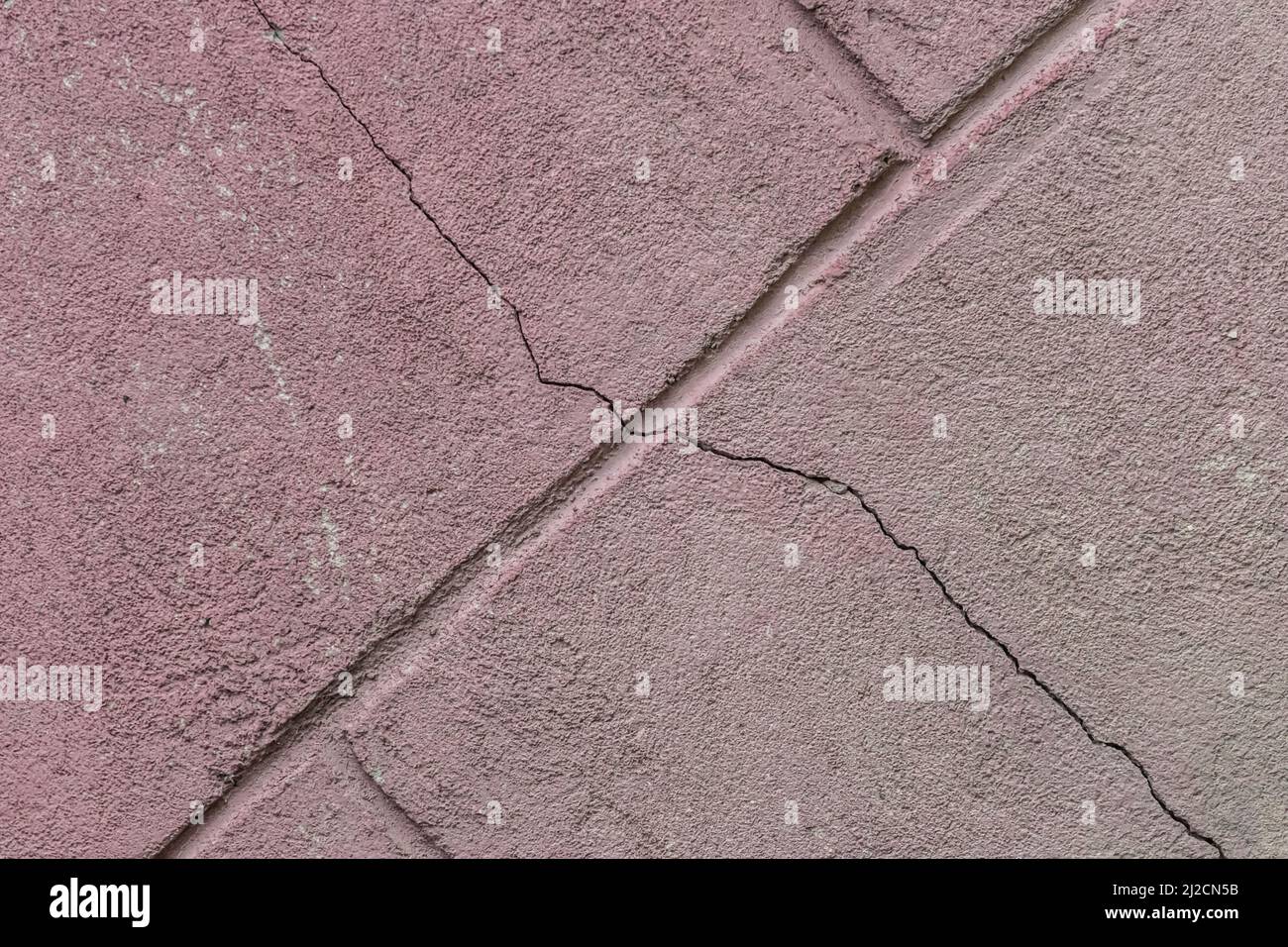 Crack split old wall facade building broken surface texture cracked ...