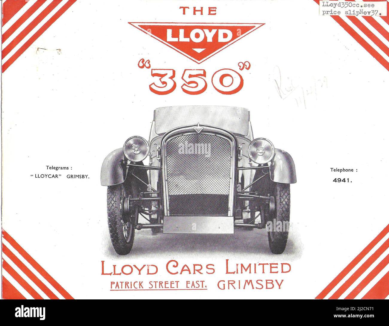 1937 model of the Lloyd 350 automobile Stock Photo - Alamy