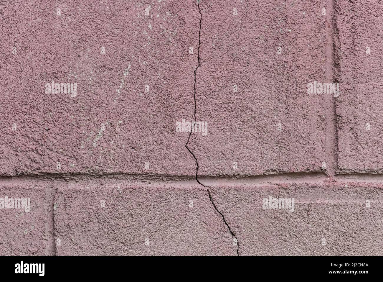Crack split old wall facade building broken surface texture cracked ...