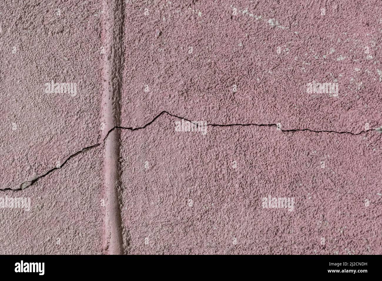 Crack split old wall facade building broken surface texture cracked ...