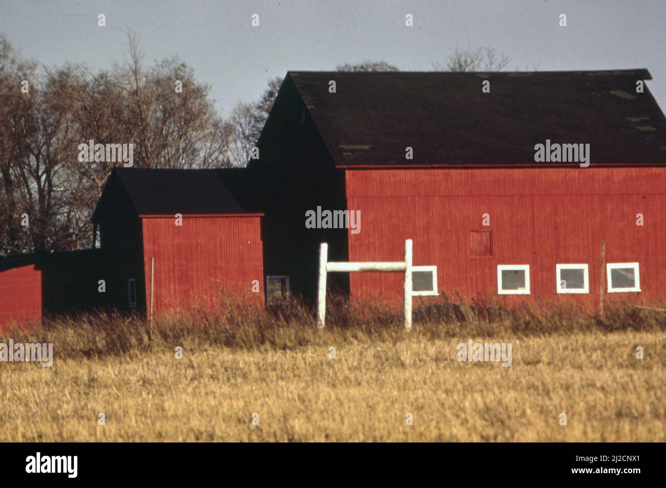Farm near Lake Michigan, below Zion Illinois ca. 1973 Stock Photo - Alamy