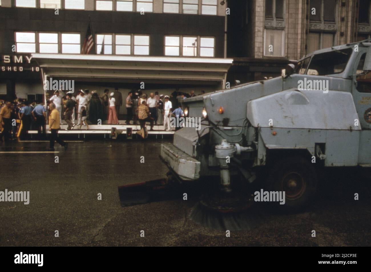Even before the dignitaries have left the reviewing stand the ...