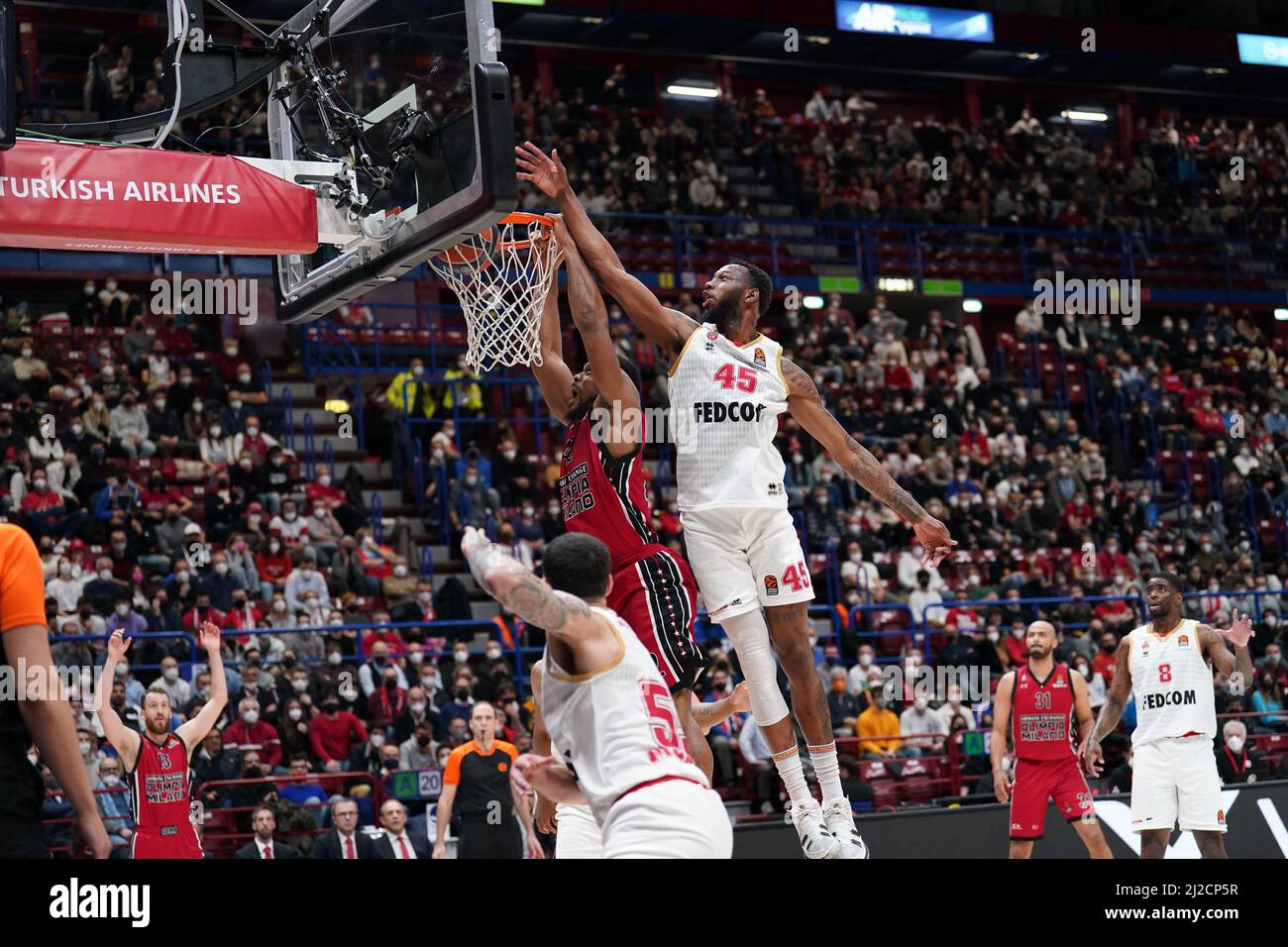 Mediolanum Forum, Milan, Italy, March 31, 2022, Kyle Hines (AX Armani ...