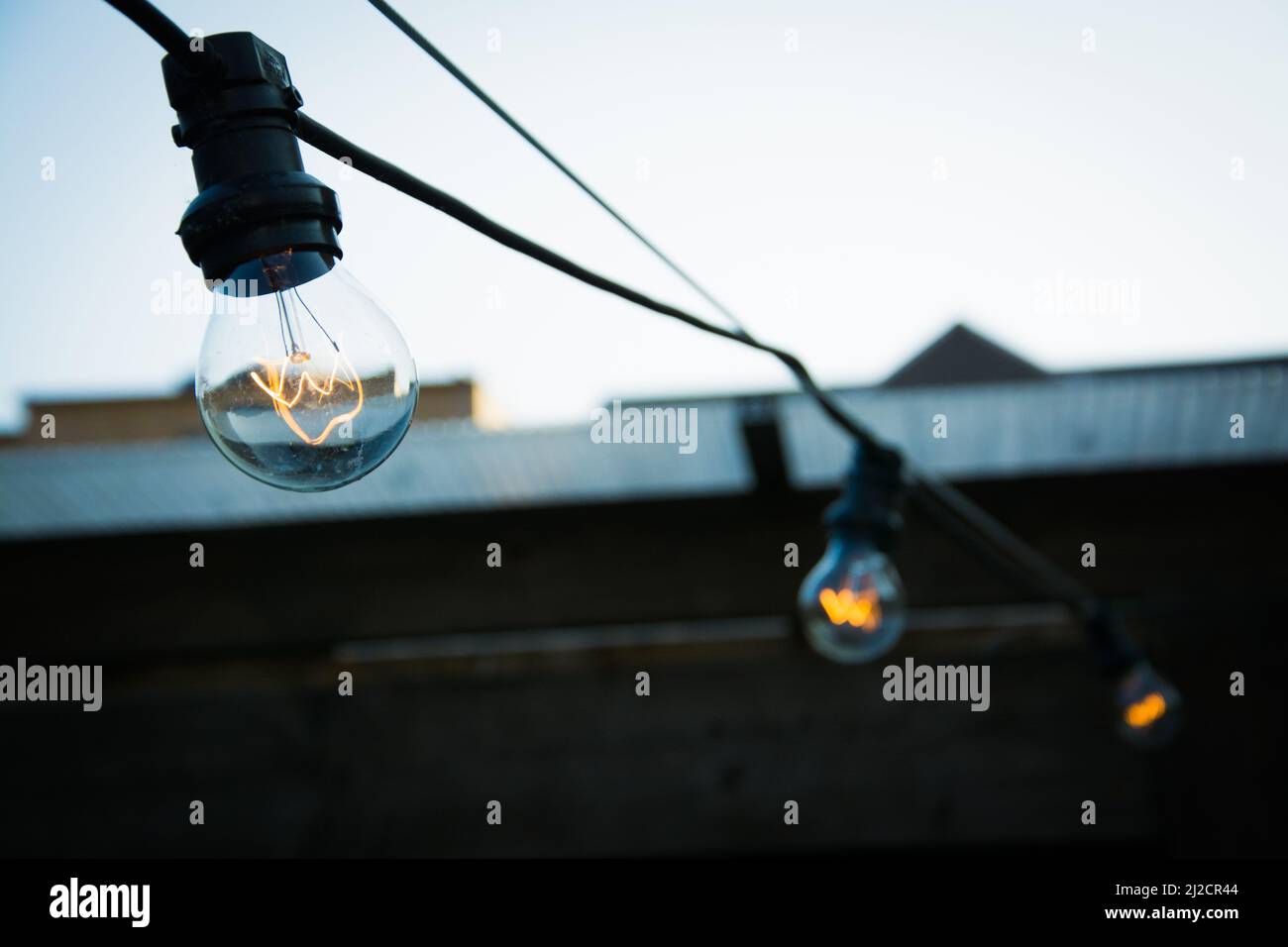 The party light circus with bulbs Stock Photo - Alamy