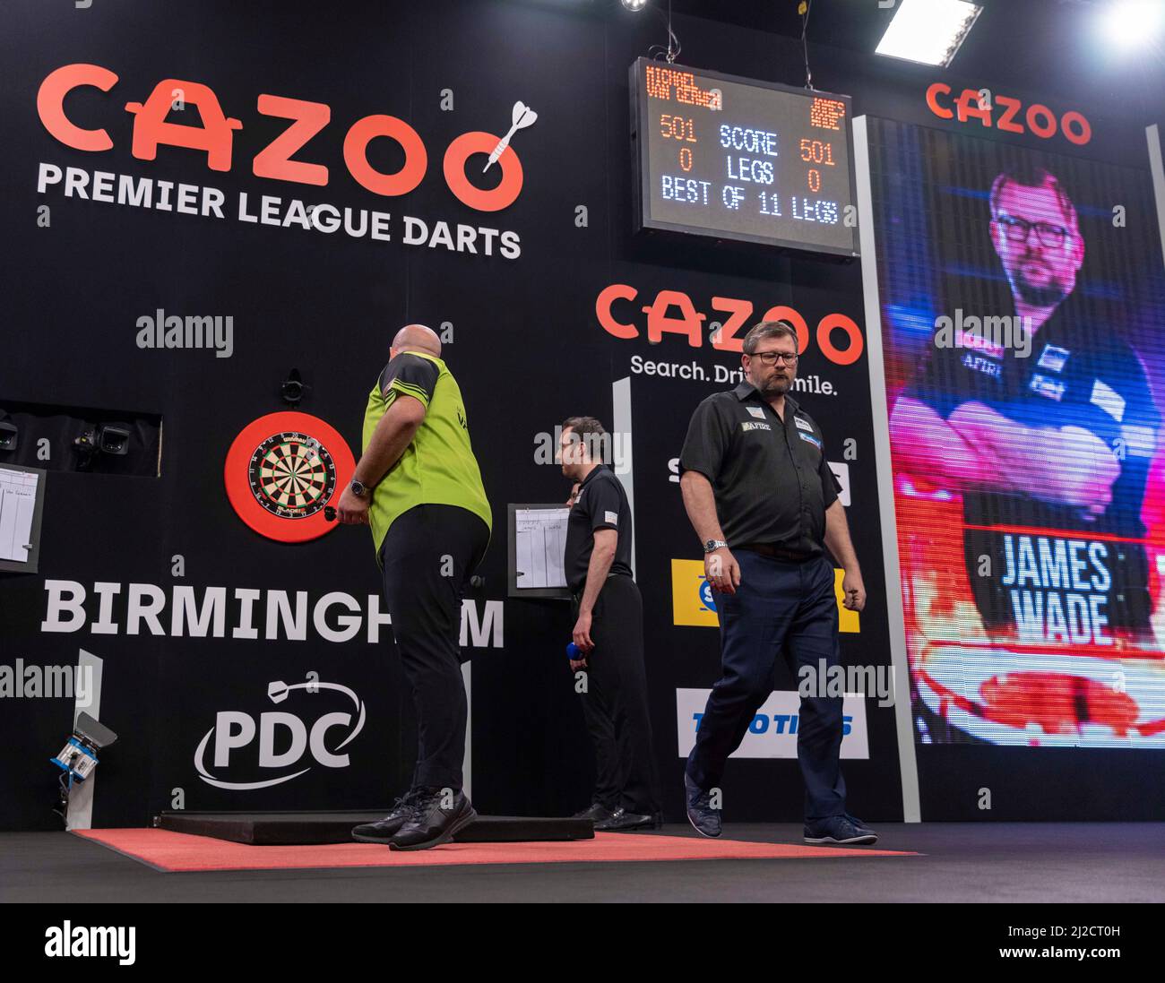 31st March 2022 ; Utilita Arena, Birmingham, England: PDC Darts ...