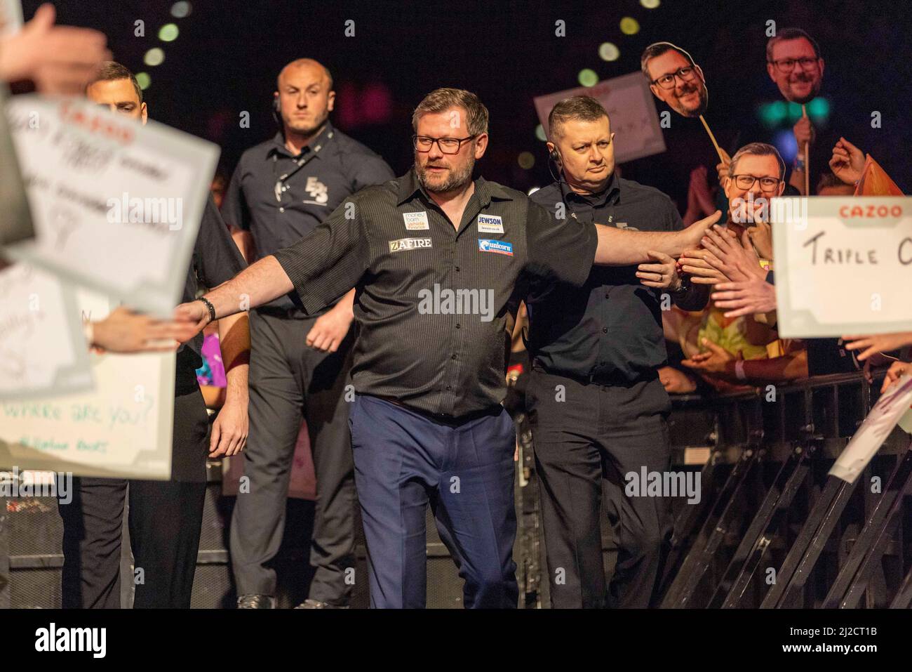 31st March 2022 ; Utilita Arena, Birmingham, England: PDC Darts ...