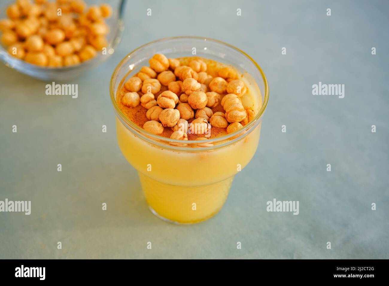Boza or bosa, traditional fermented Turkish beverage Stock Photo - Alamy