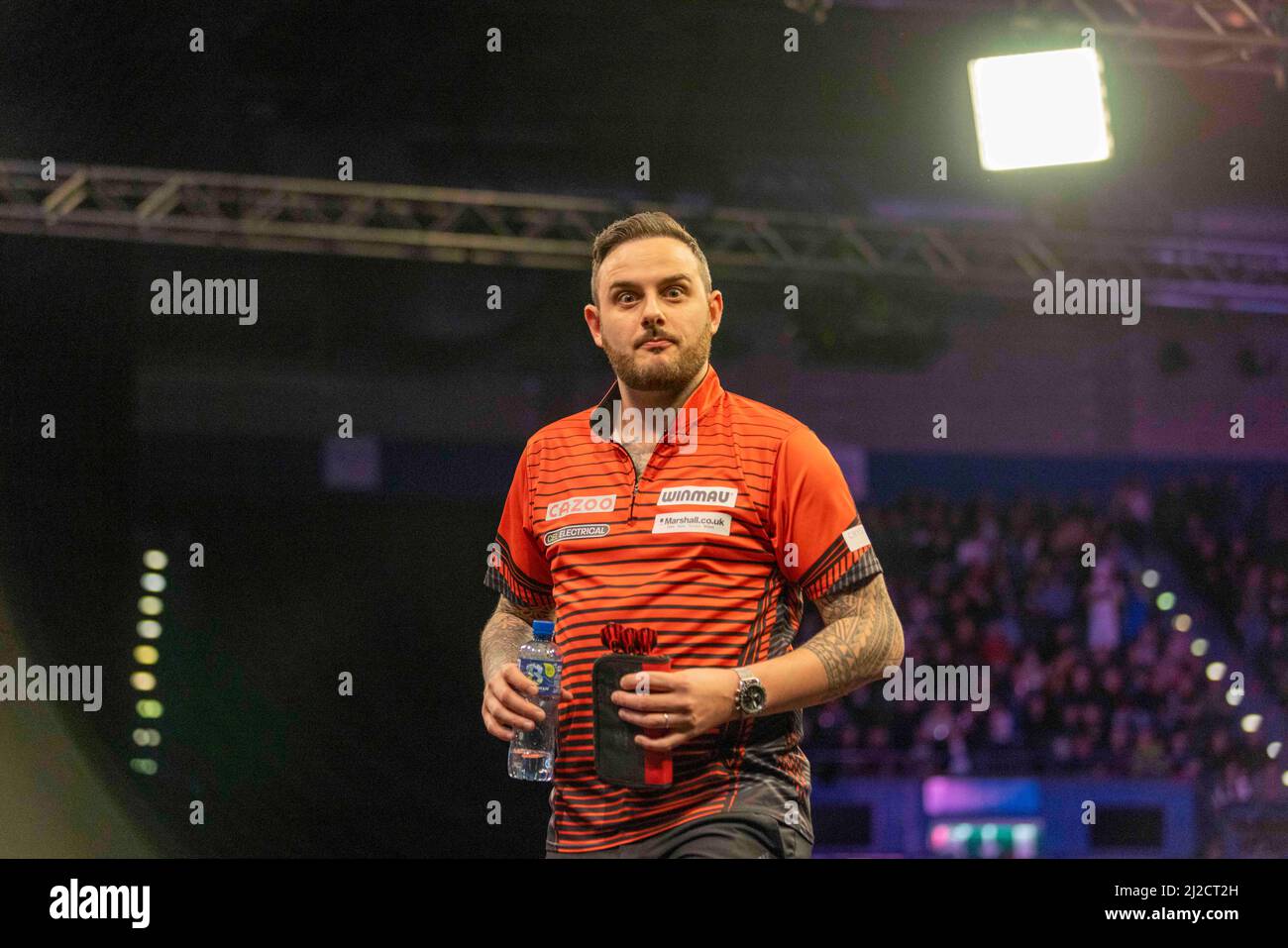 31st March 2022 ; Utilita Arena, Birmingham, England: PDC Darts ...