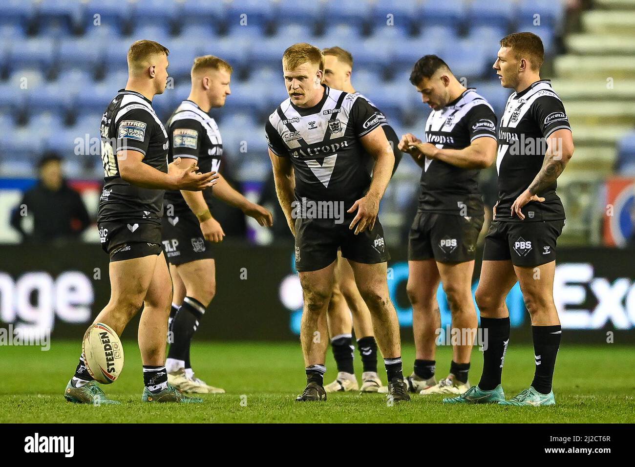 Hull FC players are dejected at the final whistle Stock Photo - Alamy