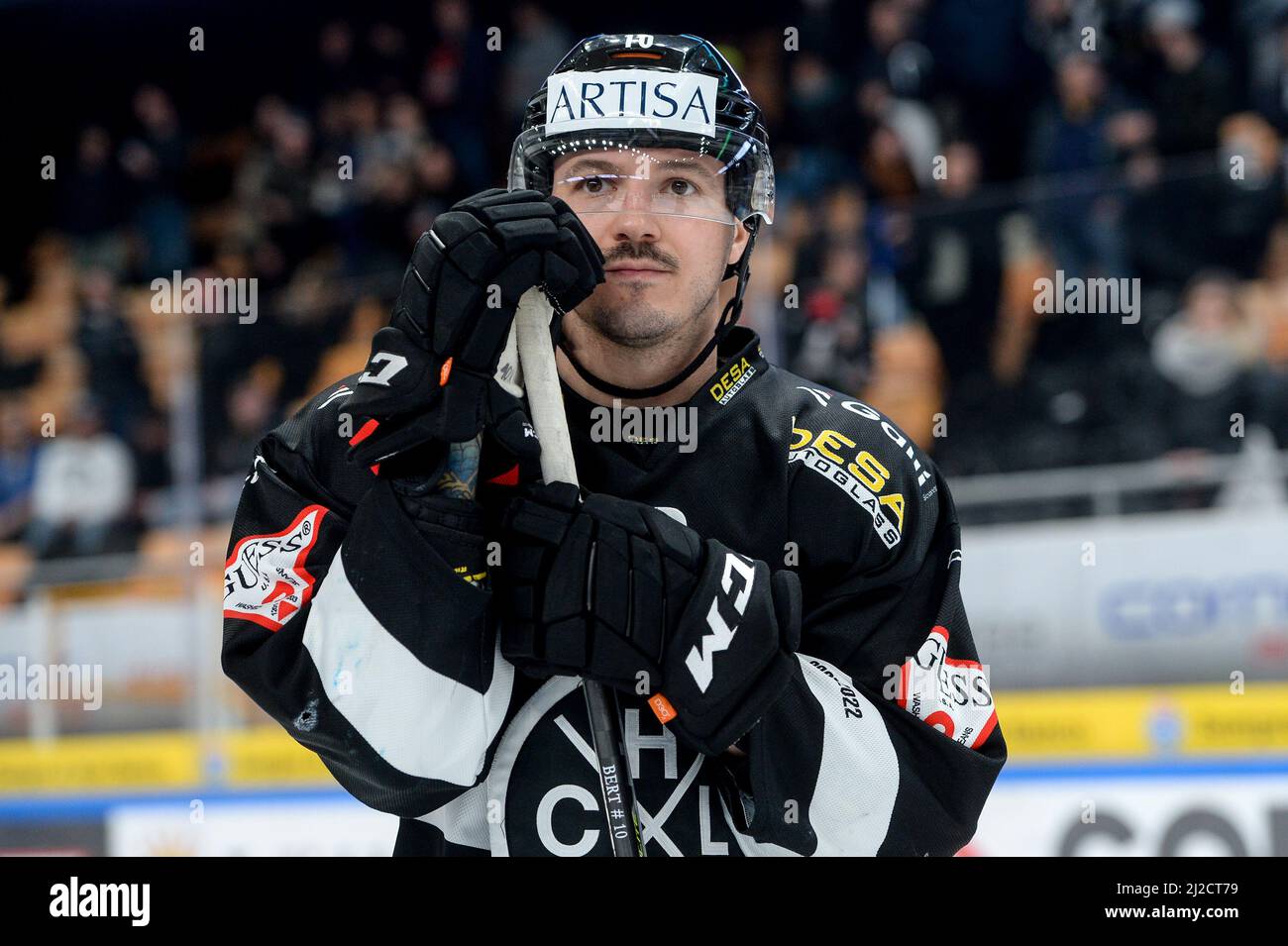31.03.2022, Porza, Corner Arena, Playoffs: HC Lugano - EV Zug, #10 ...