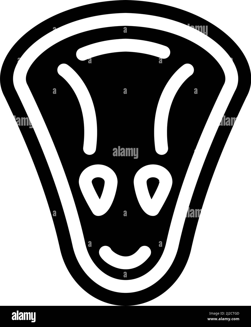 groin protection bandage glyph icon vector illustration Stock Vector ...
