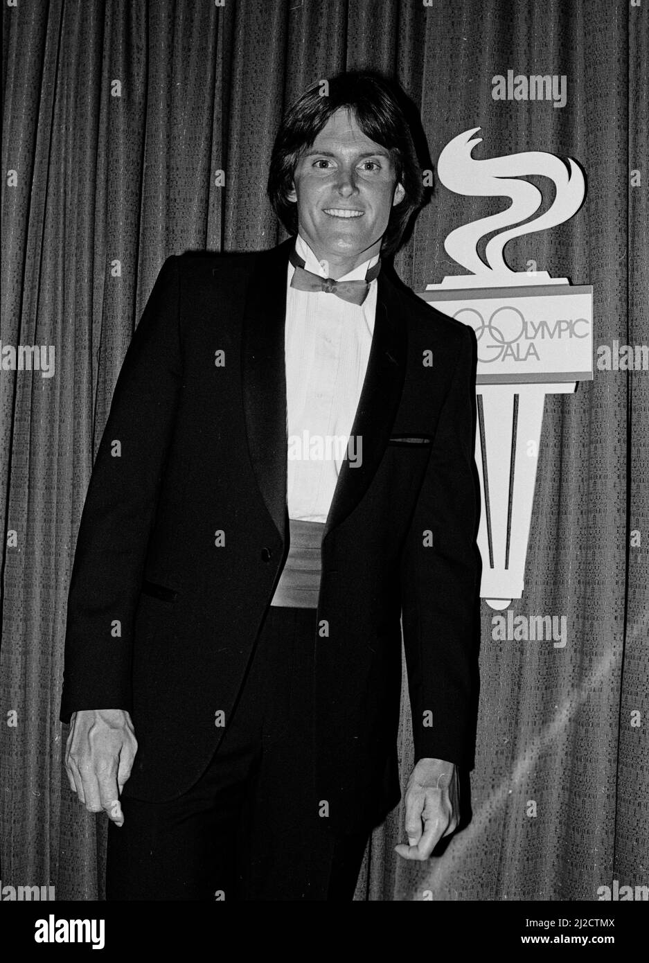 Bruce Jenner at the March of Dimes Olympic Gala, 1984 Credit: Ron ...