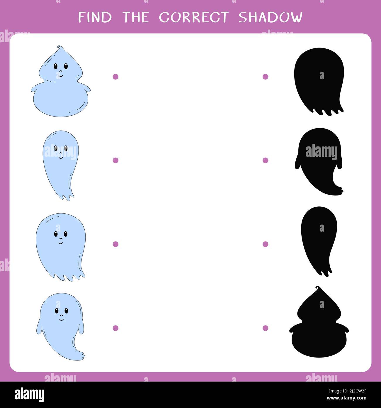 Find the correct shadow for ghost Stock Photo - Alamy