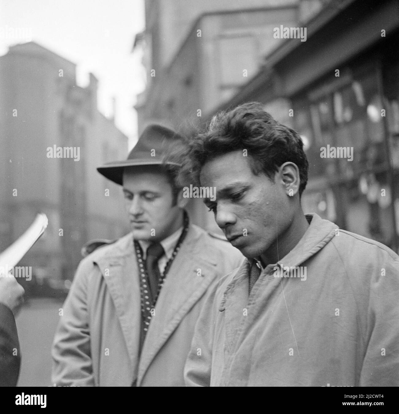 Street artist in Soho ca: 1947 Stock Photo - Alamy