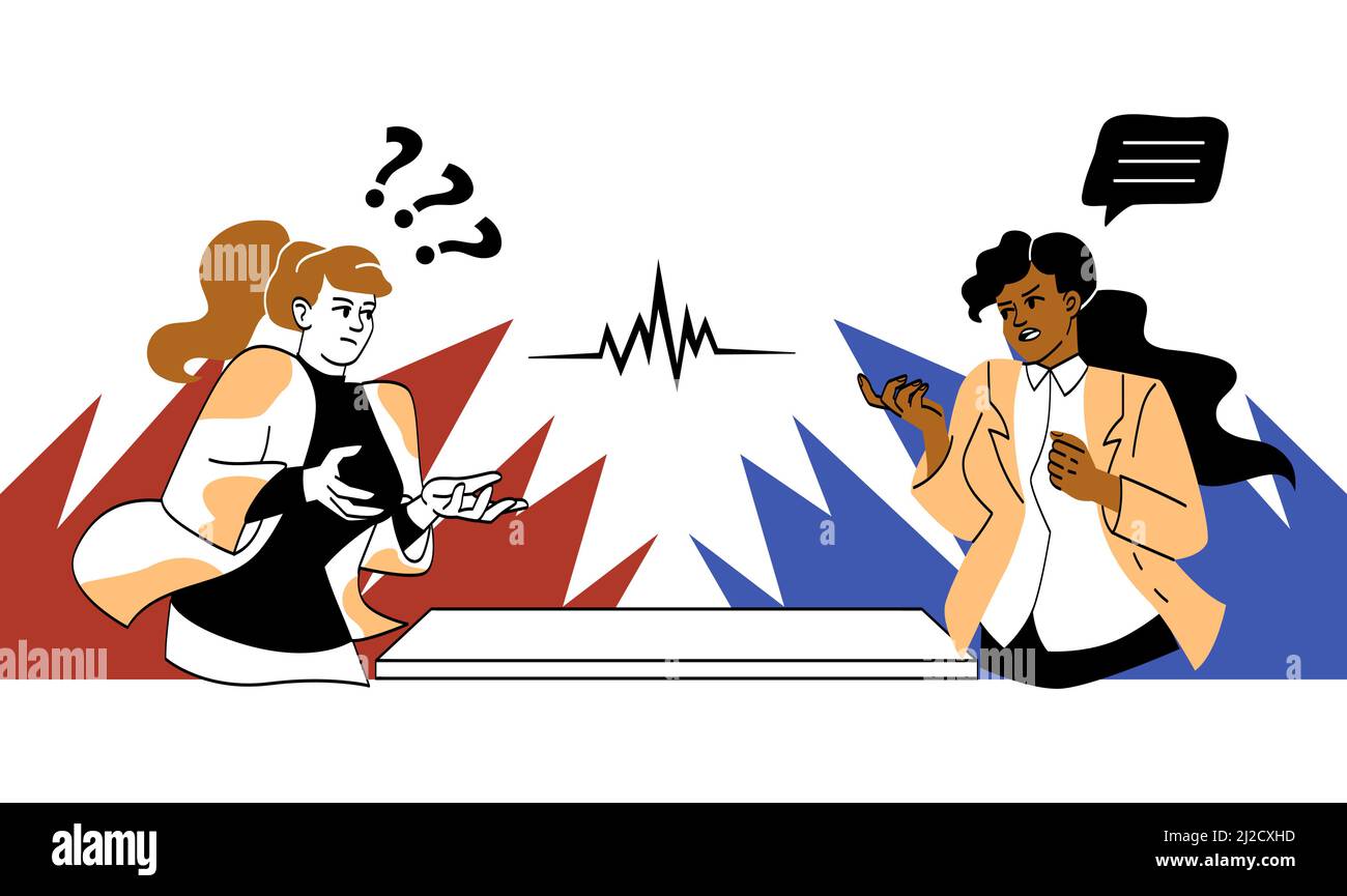 Business opponents Stock Vector Images - Alamy