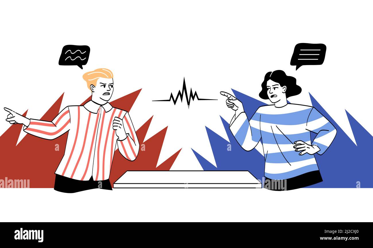 Business opponents Stock Vector Images - Alamy