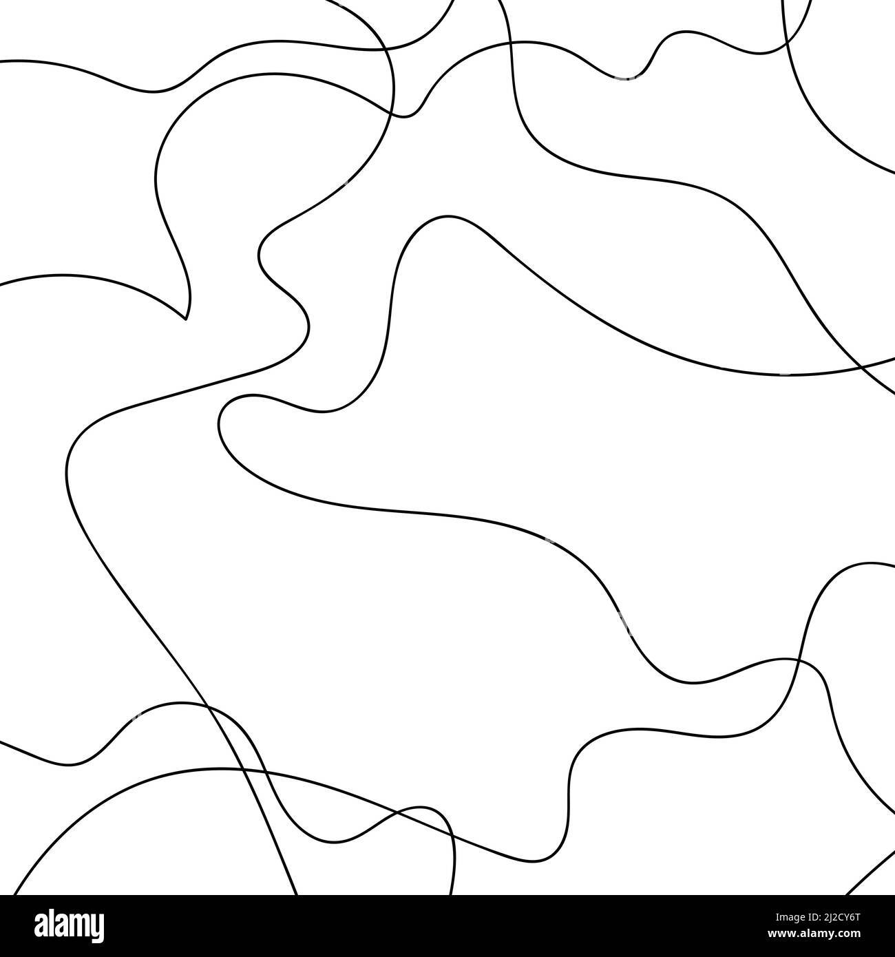 Zen art doodle ornate abstract background. Hand drawn black and white ...