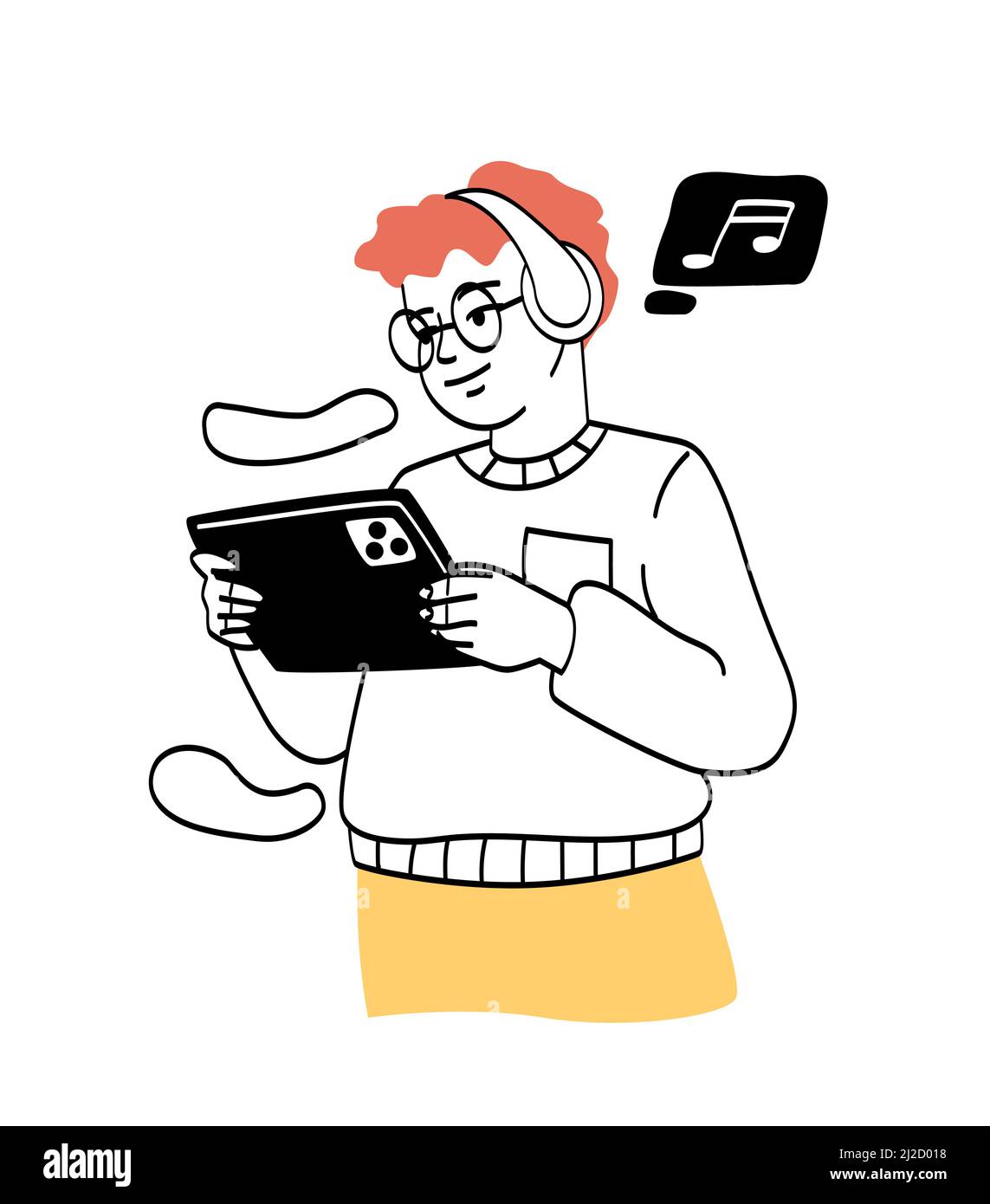 Kids using gadgets Stock Vector Image & Art - Alamy